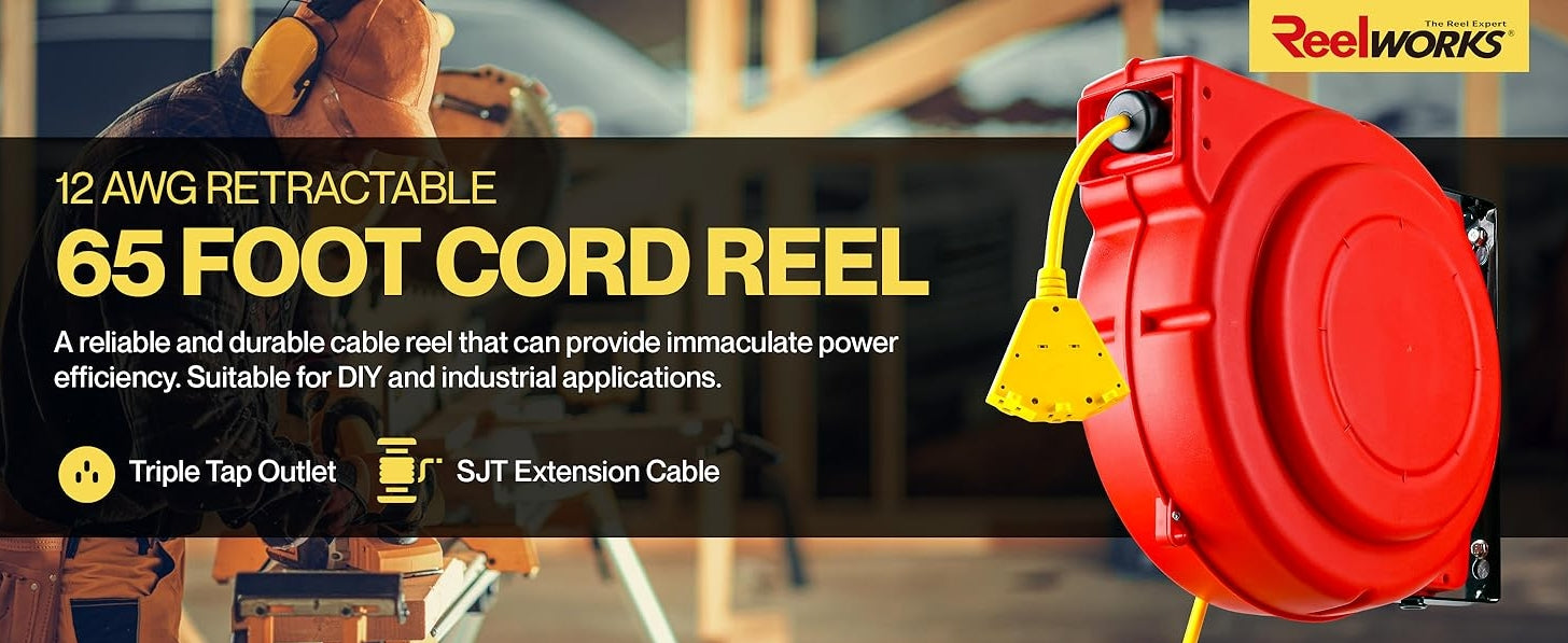 ReelWorks Extension Cord Reels Simplified for Everyday Use | Great ...