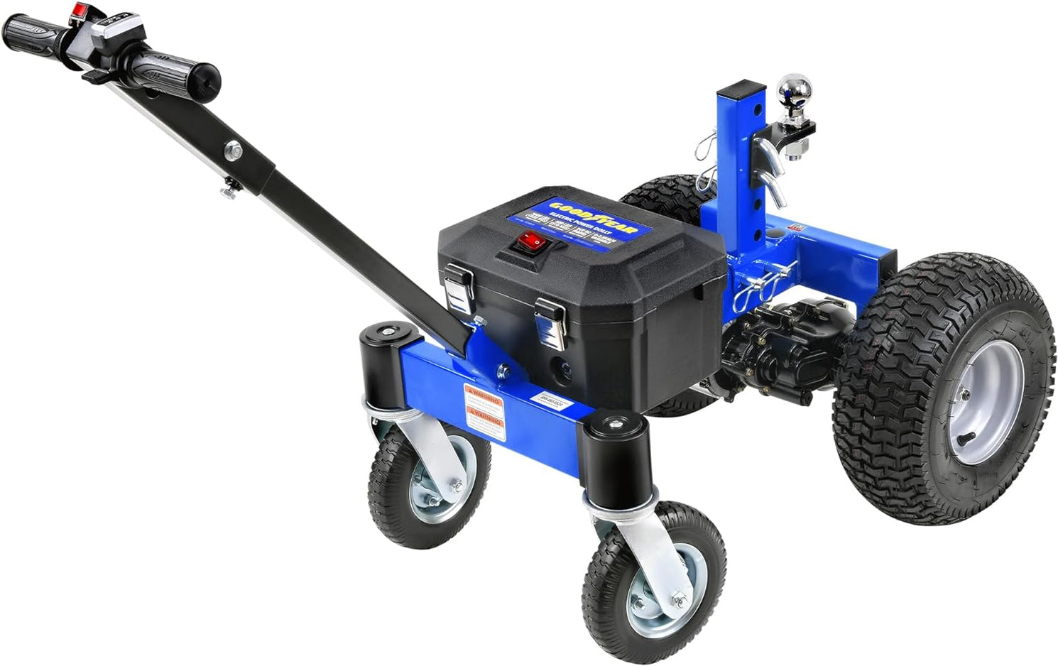 Goodyear 3600 lbs Electric Trailer Dolly - 24V 800W Motor, Adjustable ...